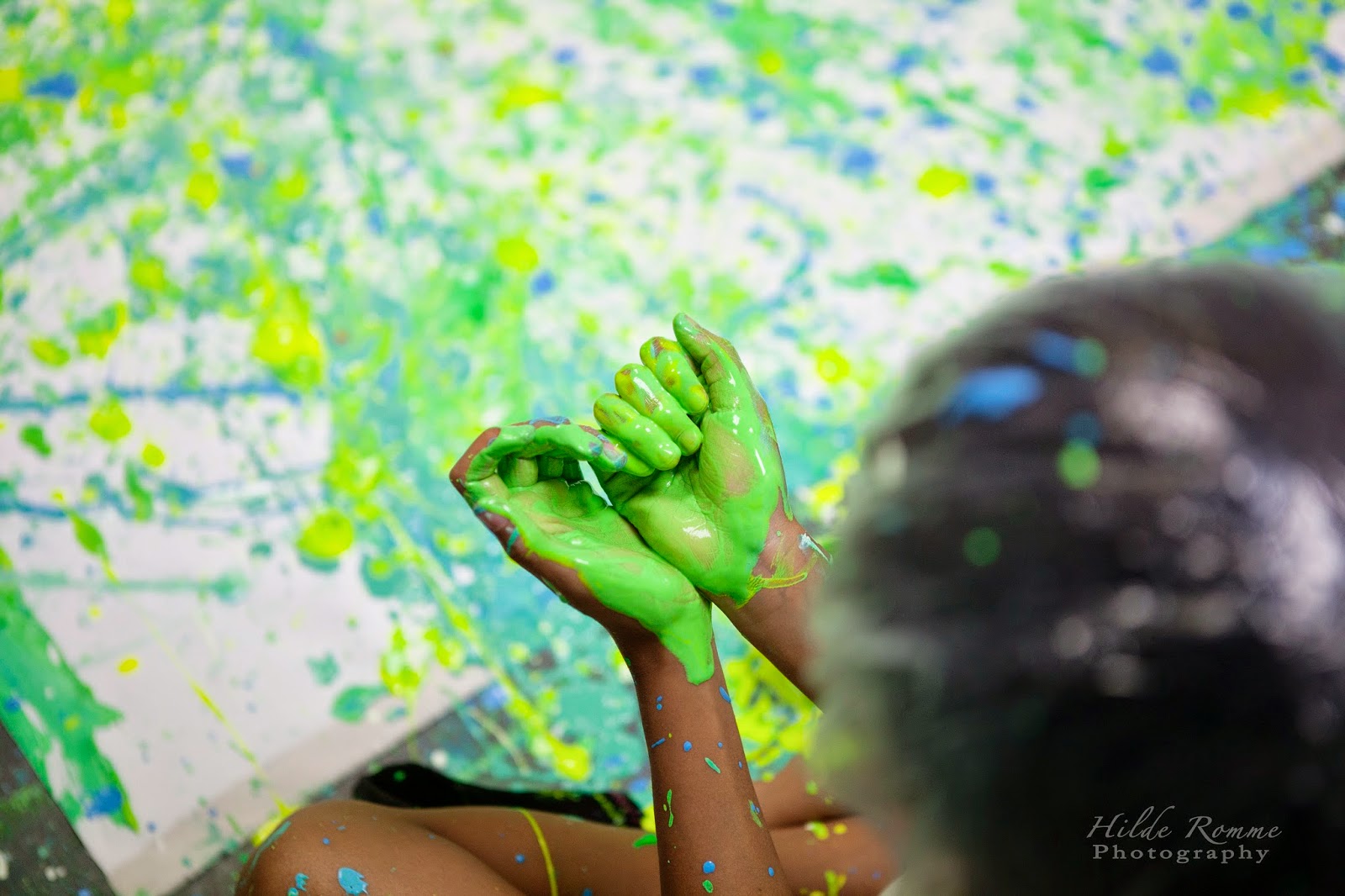 SwankMama: Jadon's 5th Birthday: Paint Splatter Party at 4 Cats South ...